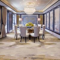 China Chinese Style Hotel Ballroom Carpet 4m Width Polypropylene Machine Made Jacquard Velvet for sale