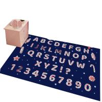 China Customizable Crystal Velvet Children Playroom Rug 80x160cm Polyester Machine Washable for sale
