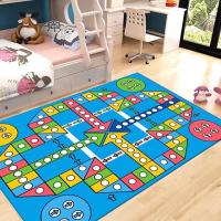 China Customizable Crystal Velvet Children Playroom Rug Parking Lot Mat 100x160cm for sale
