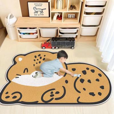China Customizable Wool Spinning Animal Cartoon Childrens Playroom Rug 50x150cm for sale