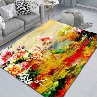 China Customizable Crystal Velvet Area Rug 40x60cm Polyester Living Room Carpet Machine Washable for sale