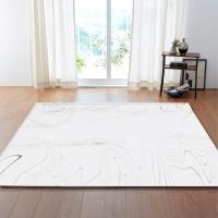 China Customizable Polyester Marble Living Room Carpet Machine Washable Area Rug 99x152cm for sale