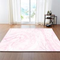 China Customizable Polyester Marble Living Room Carpet Machine Washable Area Rug 99x152cm for sale