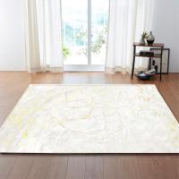 China Customizable Polyester Marble Living Room Carpet Machine Washable Area Rug 99x152cm for sale