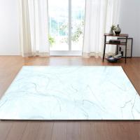 China Customizable Polyester Marble Living Room Carpet Machine Washable Area Rug 99x152cm for sale