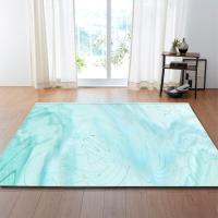 China Customizable Polyester Marble Living Room Carpet Machine Washable Area Rug 99x152cm for sale