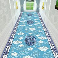 China 3D Printing Hotel Corridor Commercial Floor Mat 1.6m x 50m Polyester Fiber Long Hallway Runner for sale