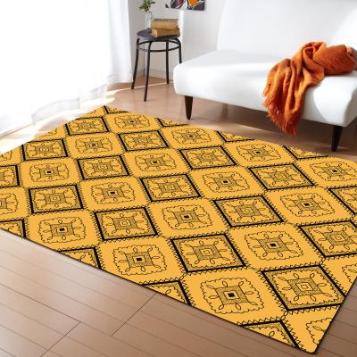 China Customizable Polyester Square Floor Mat 121.9x160.0cm for Living Room Bedroom for sale