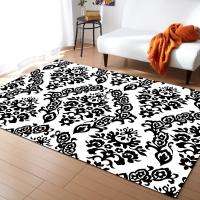 China Customizable Polyester Square Floor Mat 121.9x160.0cm for Living Room Bedroom for sale