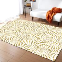 China Customizable Polyester Square Floor Mat 121.9x160.0cm for Living Room Bedroom for sale