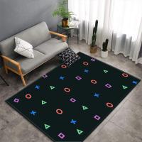 China Customizable Polyester Square Floor Mat 121.9x160.0cm for Living Room Bedroom for sale