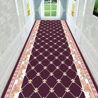 China 3D Printed Polyester Commercial Floor Mat 2m x 50m Hotel Corridor Carpet Runner for sale