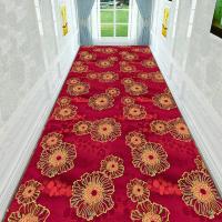 China 3D Printed Polyester Commercial Floor Mat 2m x 50m Hotel Corridor Carpet Runner for sale