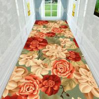 China 3D Printed Polyester Commercial Floor Mat 2m x 50m Hotel Corridor Carpet Runner for sale
