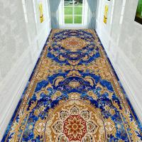 China Washable Polyester Fiber 50m Hall Runners Extra Long 3D Printing for sale