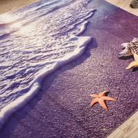 China Custom 3D Printed Polyester Carpet 40x60cm Machine Washable Floor Rug for Living Room Bedroom for sale