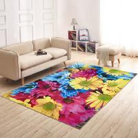 China Custom 3D Printed Polyester Carpet 40x60cm Machine Washable Floor Rug for Living Room Bedroom for sale