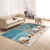 China Custom 3D Printed Polyester Carpet 40x60cm Machine Washable Floor Rug for Living Room Bedroom for sale
