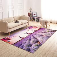 China Custom 3D Printed Polyester Carpet 40x60cm Machine Washable Floor Rug for Living Room Bedroom for sale