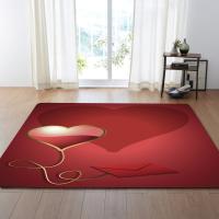 China Custom Round Polyester Area Rug 5x7 Anti Slip Machine Washable Floor Mat for Living Room Bedroom for sale
