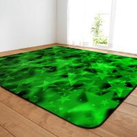 China Customizable Polyester Round Floor Mat Machine Washable Living Room Dining Room Carpet 99x152cm for sale