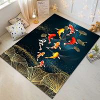 China Custom Polyester Fiber Area Rug 8x10 Living Room Bedroom Floor Carpet Machine Washable for sale