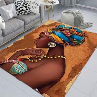 China 3D Portrait Crystal Velvet Living Room Carpet Polyester Fiber 40x60cm to 300x200cm for sale