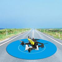 China Customizable Circular Portable Drone Landing Pad 60cm 80cm 100cm Polyester Takeoff Mat for sale