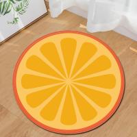 China Custom Round Polyester Floor Mat 100cm 120cm Office Chair Carpet for Carpet for sale