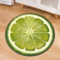 China Custom Round Polyester Floor Mat 100cm 120cm Office Chair Carpet for Carpet for sale