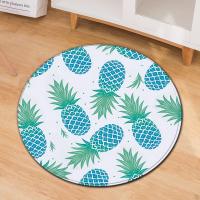 China Custom Round Polyester Floor Mat 100cm 120cm Office Chair Carpet for Carpet for sale