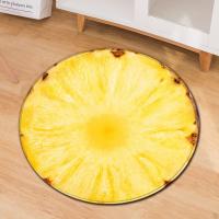 China Custom Round Polyester Floor Mat 100cm 120cm Office Chair Carpet for Carpet for sale