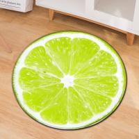 China Custom Round Polyester Floor Mat 100cm 120cm Office Chair Carpet for Carpet for sale