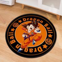 China 100% Polyester Circular Area Rug 80cm 60cm Computer Chair Floor Mat Living Room Carpet for sale