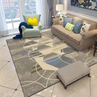 China Polyester Fiber Anti Slip Rectangle Area Rug 8x10 for Living Room Custom Size for sale
