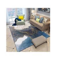 China Polyester Fiber Anti Slip Rectangle Area Rug 8x10 for Living Room Custom Size for sale