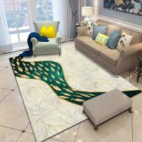 China Polyester Fiber Anti Slip Rectangle Area Rug 8x10 for Living Room Custom Size for sale