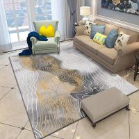 China Polyester Fiber Anti Slip Rectangle Area Rug 8x10 for Living Room Custom Size for sale