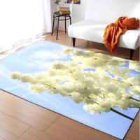 China Landscape Cartoon Bedroom Floor Carpets Rug Under Dining Table Machine Washable for sale