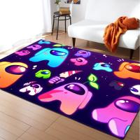 China Landscape Cartoon Bedroom Floor Carpets Rug Under Dining Table Machine Washable for sale