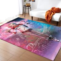 China Landscape Cartoon Bedroom Floor Carpets Rug Under Dining Table Machine Washable for sale