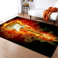 China Landscape Cartoon Bedroom Floor Carpets Rug Under Dining Table Machine Washable for sale