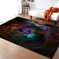 China Landscape Cartoon Bedroom Floor Carpets Rug Under Dining Table Machine Washable for sale