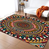 China Landscape Cartoon Bedroom Floor Carpets Rug Under Dining Table Machine Washable for sale