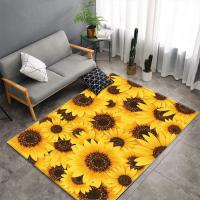 China Custom Polyester Round Area Rug 1.5x2m Machine Washable Floor Mat for Living Room Bedroom for sale