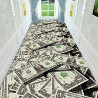 China 3D Printed Commercial Floor Mat Carpet Runner 60cm 80cm 100cm Width Custom Polyester for sale