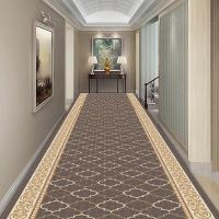 China Customizable Polyester Corridor Runner Rug Non Slip 60cm Width Machine Washable for sale