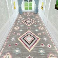 China Customizable Polyester Corridor Runner Rug Non Slip 60cm Width Machine Washable for sale