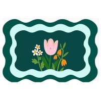 China Irregular Shape Cartoon Non Slip Absorbent Diatom Mud Bath Mat 40x60cm Machine Washable for sale
