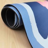 China Oval Tech Velvet Bathroom Mat Waterproof Anti Slip 40x60cm 45x70cm for sale